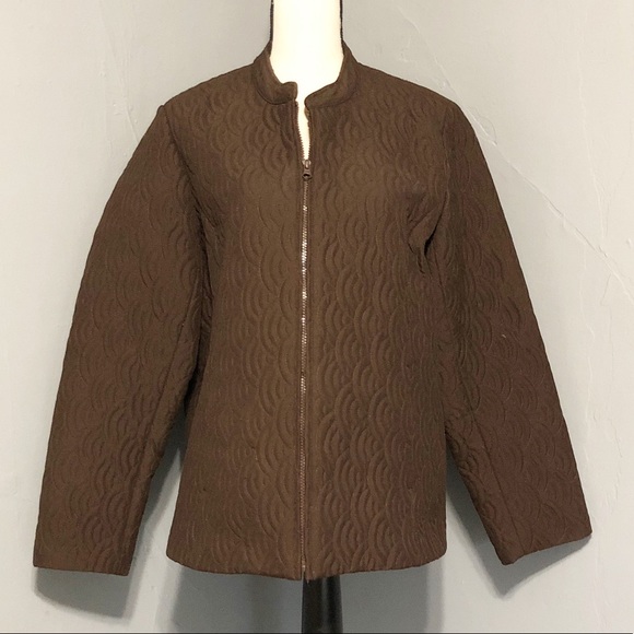 Laura Ashley | Jackets & Coats | Laura Ashley Brown Womens Jacket ...